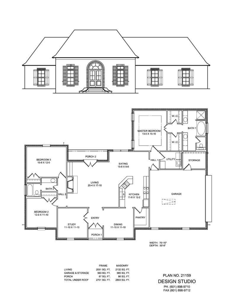 Plan #21159 | Design Studio