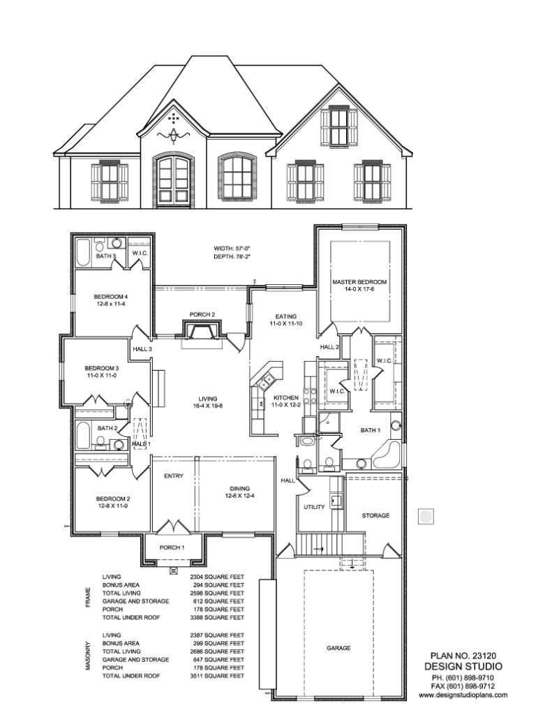 Plan #23122 | Design Studio