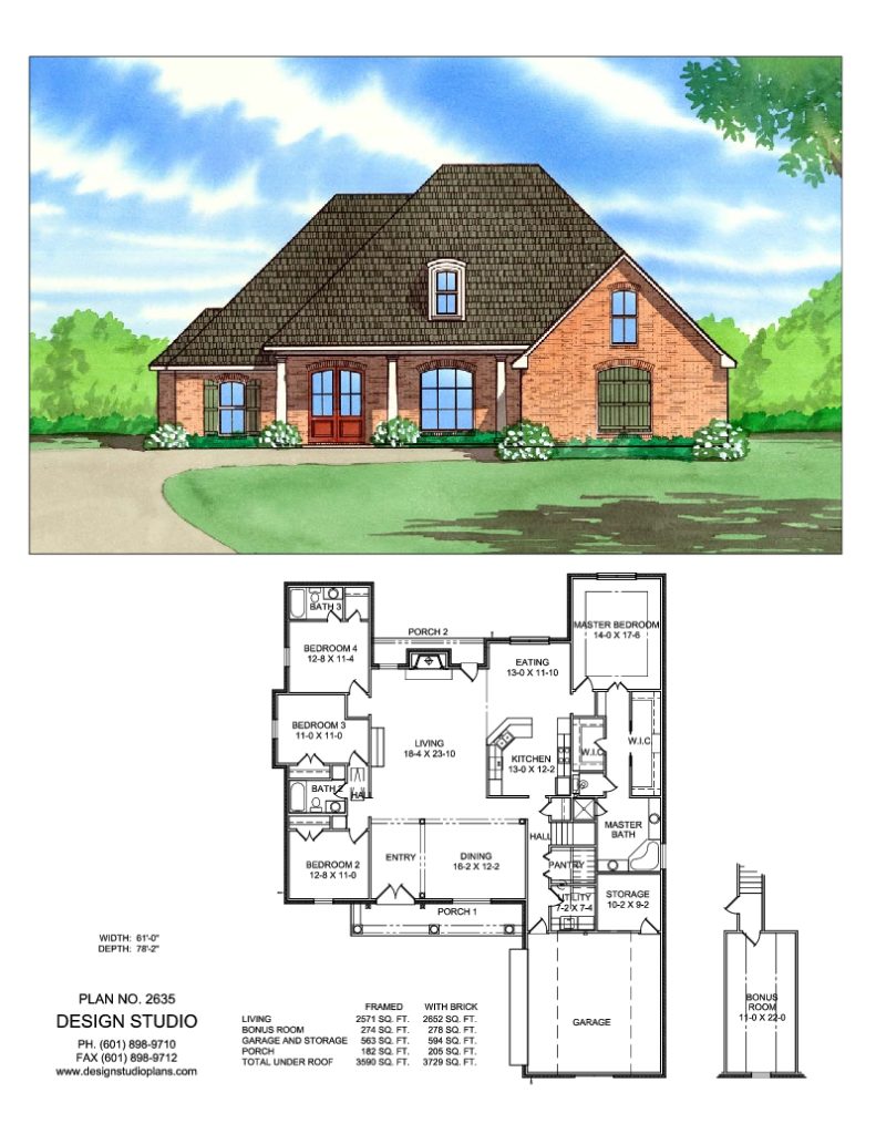 Plan #2635 | Design Studio