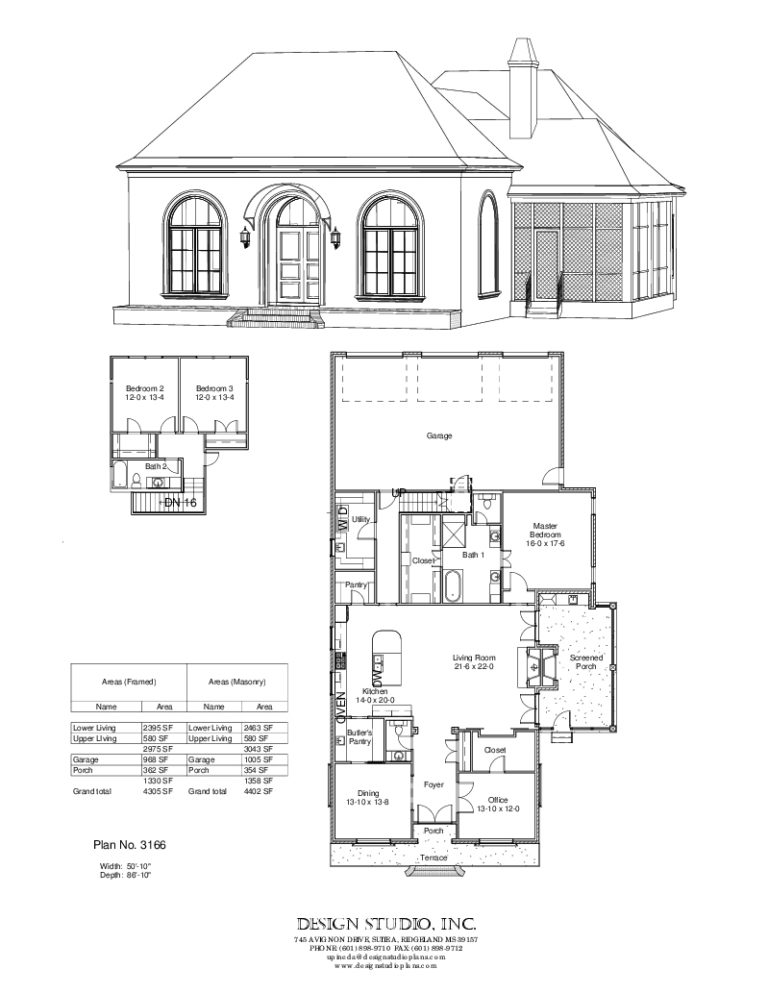 Plan #3166 | Design Studio