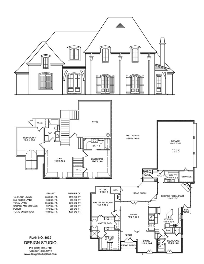 Plan 3632 Design Studio Plan 3632 Design Studio