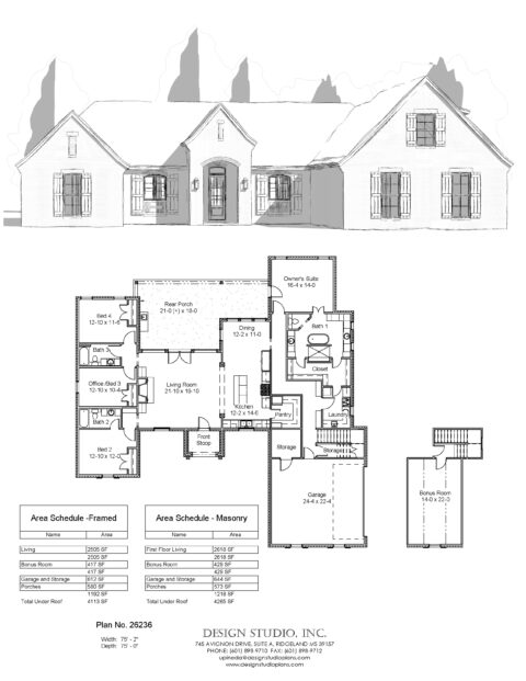 Plan #26236 | Design Studio