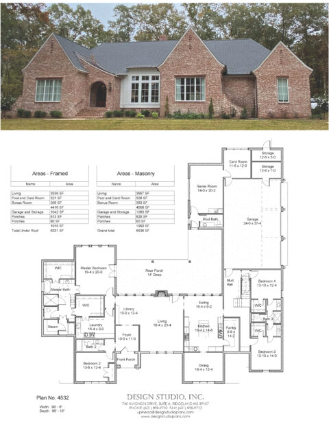 Plan #4532 | Design Studio